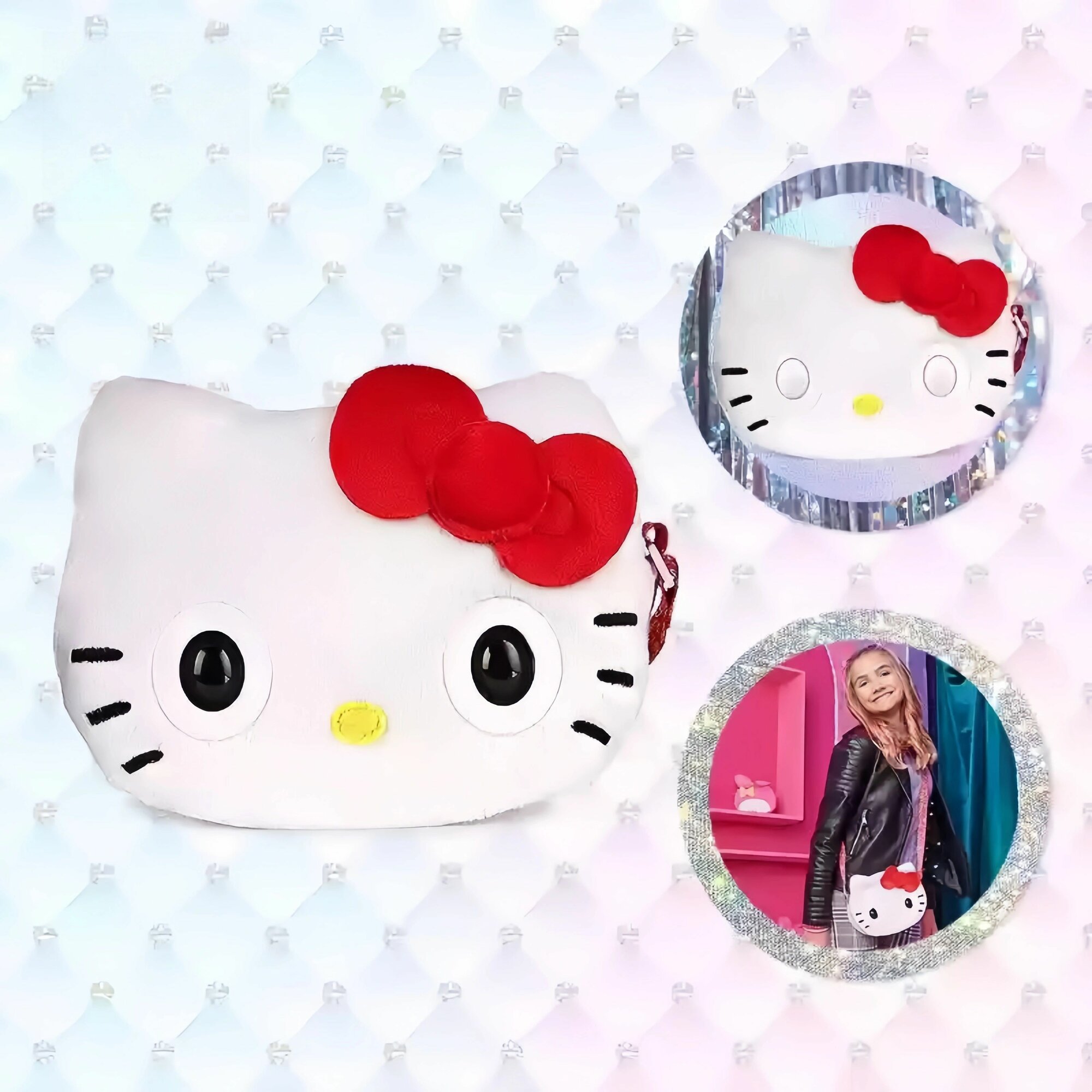 Spin Master Hello Kitty Интерактивная Мигающая Игрушка-кошелек Для Домашних Животных Через Плечо.