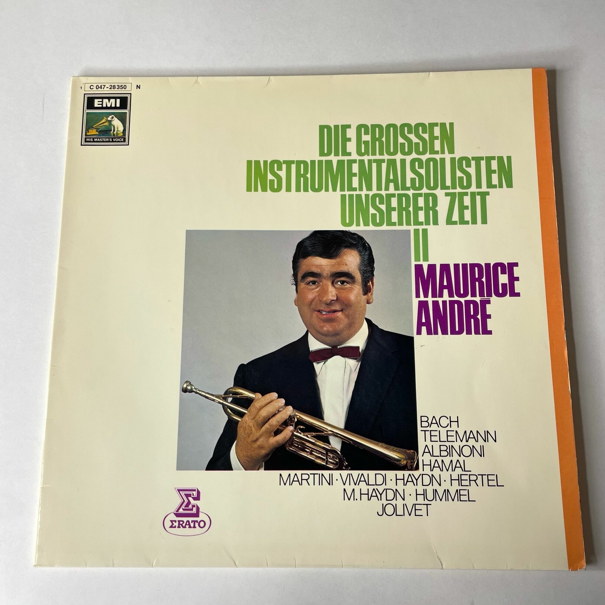 Винтажная виниловая пластинка LP Maurice Andre (Германия 1974)