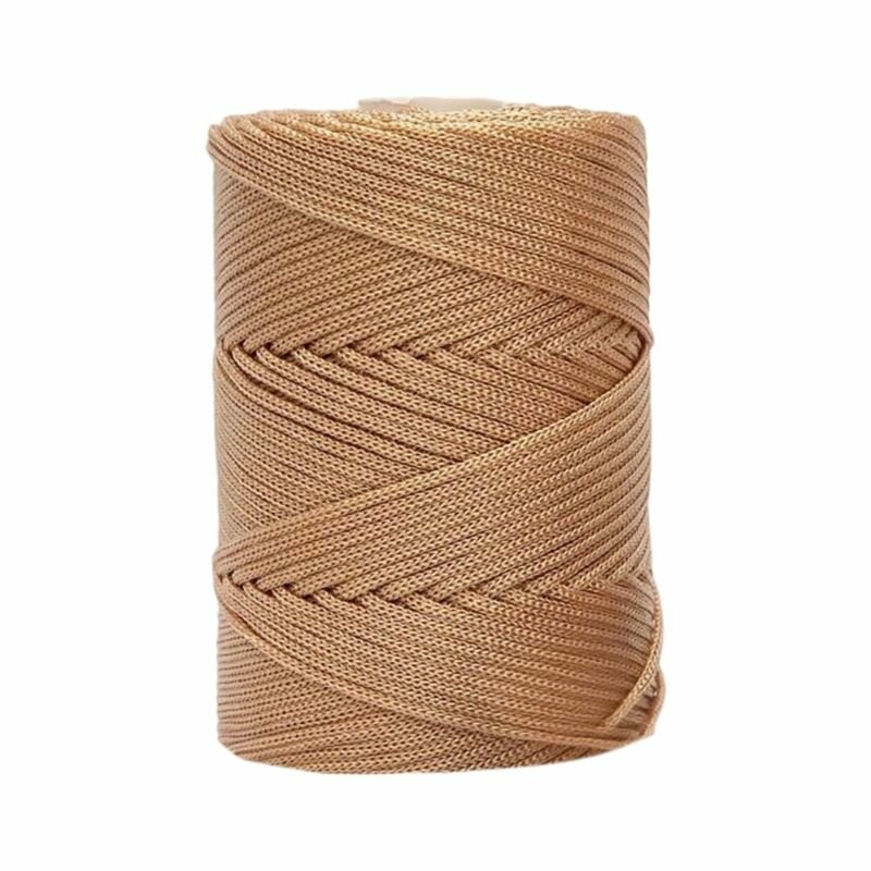 Ледяная шелковая нить трубчатая полая шерстяная нить-10 светло-хаки