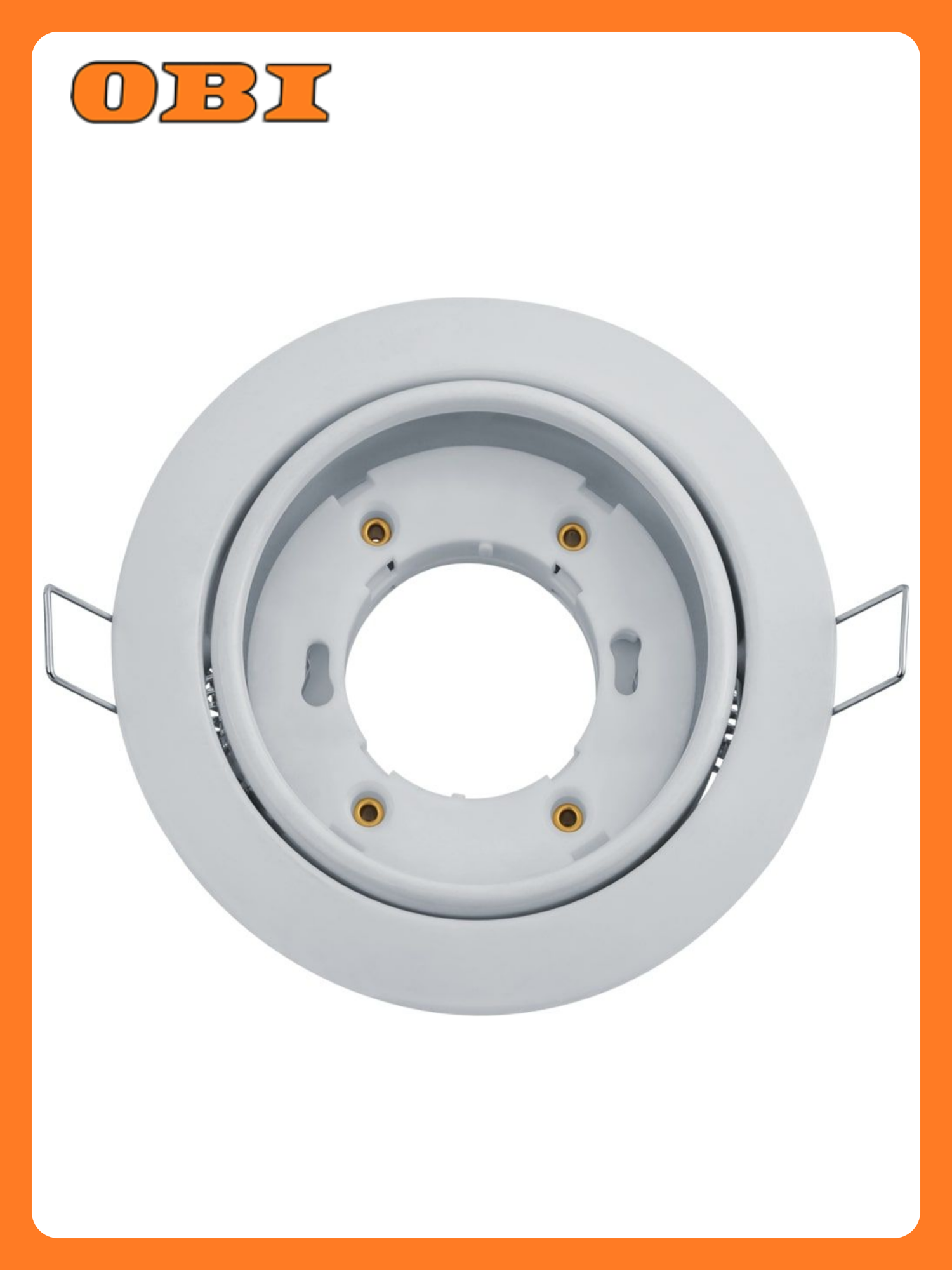 Светильник встраиваемый поворотный Navigator 93030 NGX-R5-001-GX53, белый