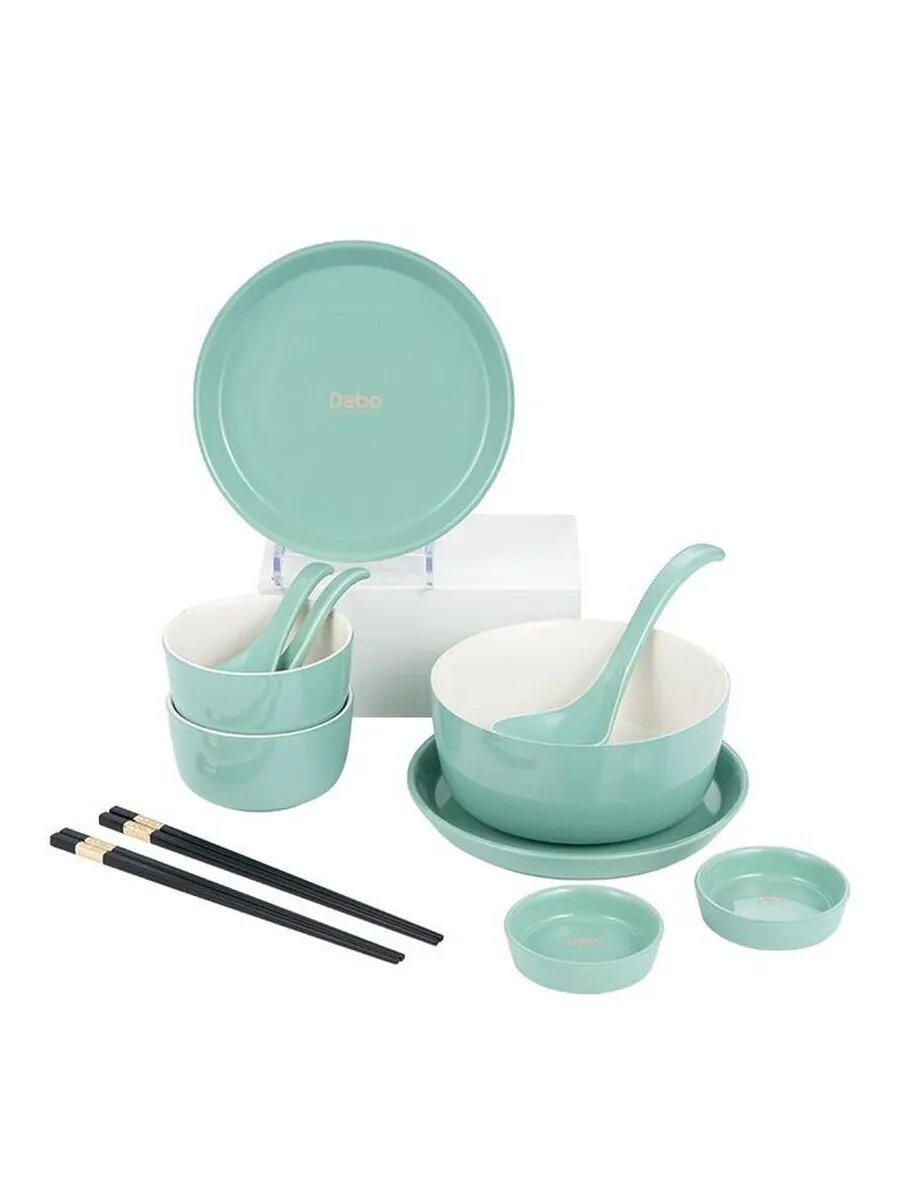 Набор посуды Debo керамика 12 предметов, стиль Штутгарт