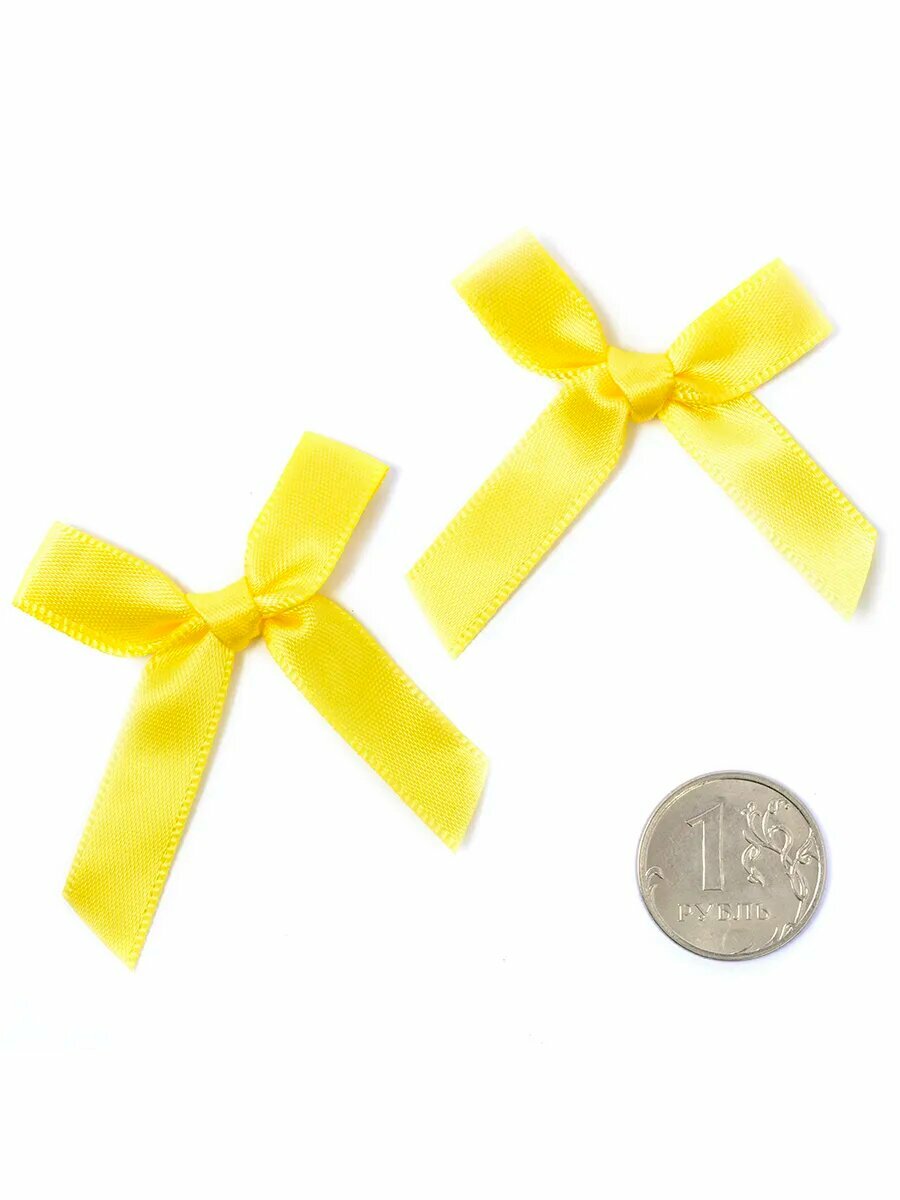 Бантики пришивные 100 шт 3,5 см