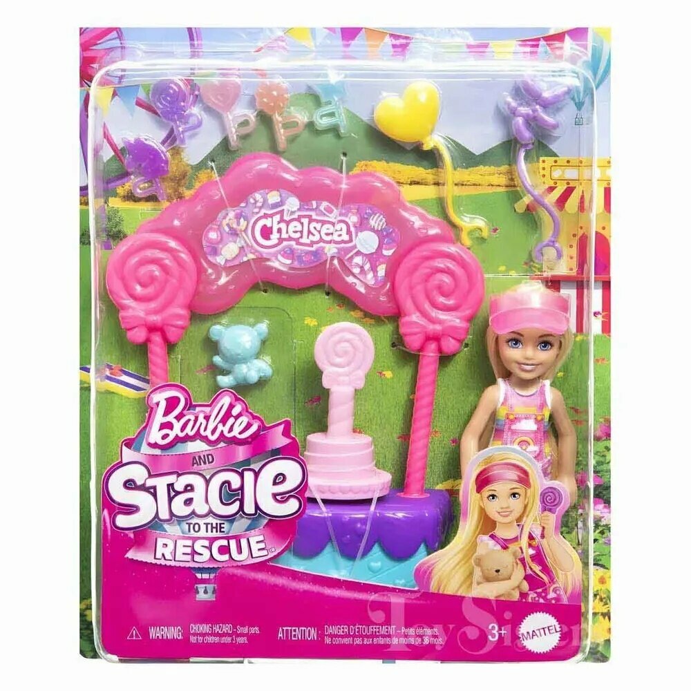 Barbie HRM07 Игровой набор Кондитерская Челси Барби и Стейси спешат на помощь