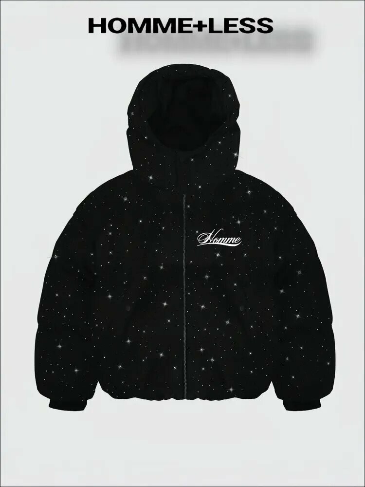 Куртка Куртка пуховик зимняя со стразами HOMME LESS