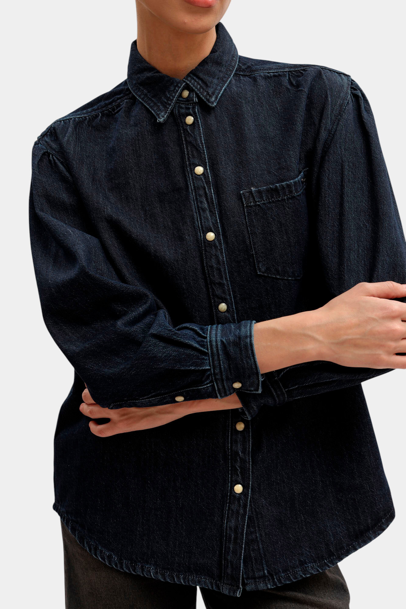 Рубашка Pepe Jeans, размер XS, cиний — фото 1