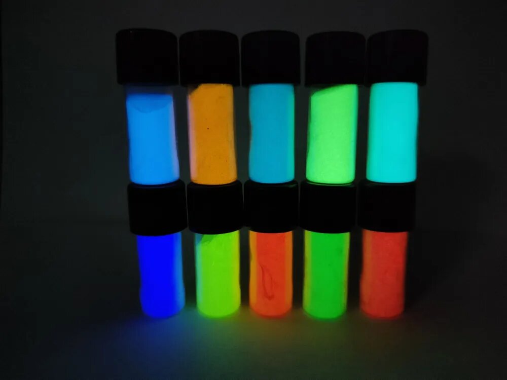 Набор люминофоров 10 шт. по 10 грамм