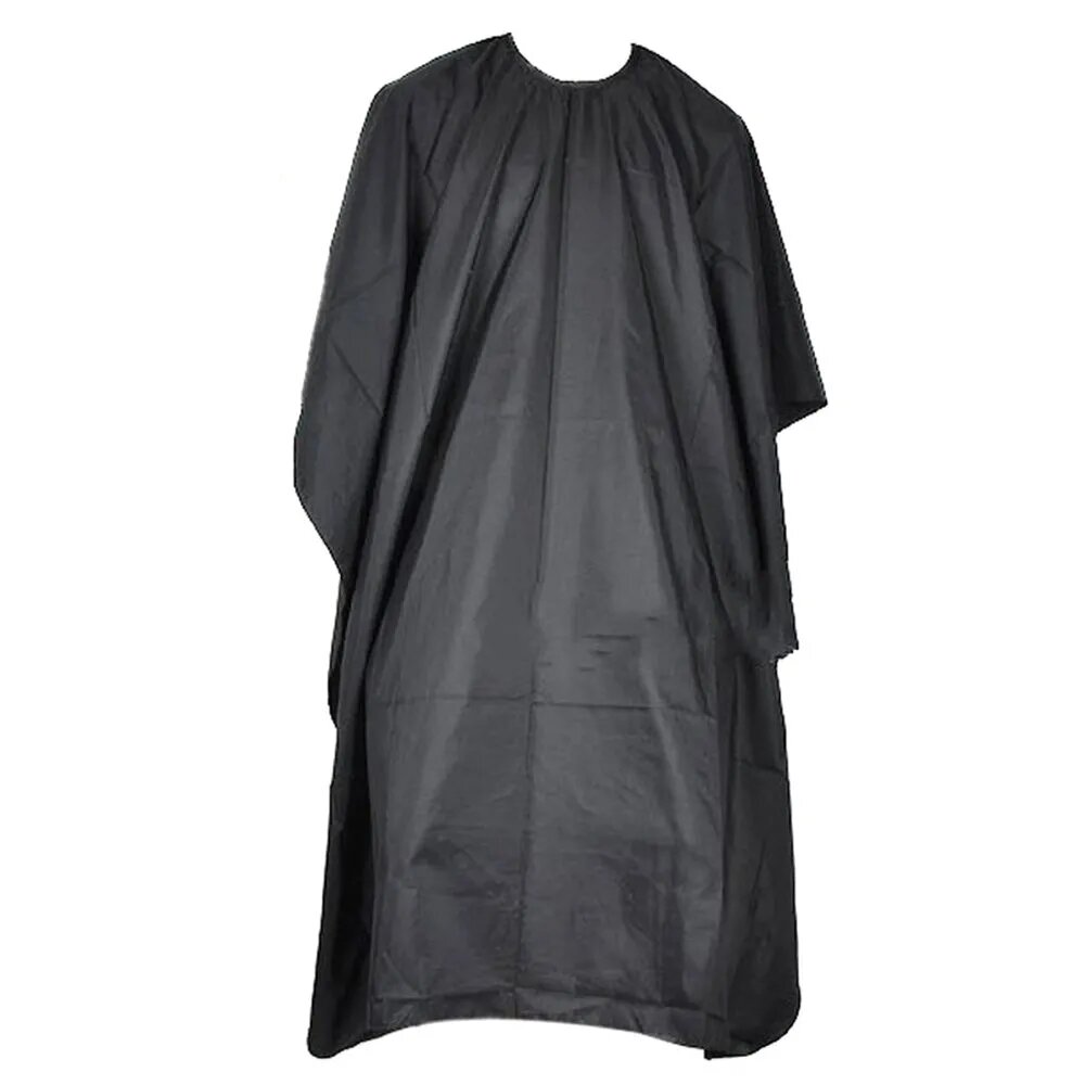 Накидка для стрижки взрослых, увеличенная, черная,1 шт