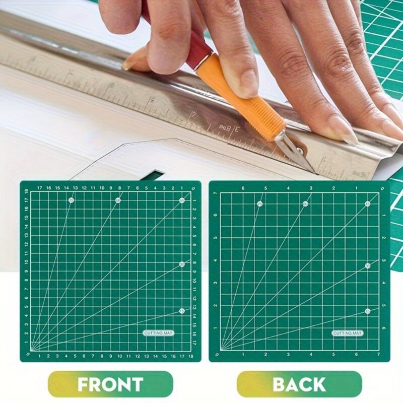 Двусторонняя подставка для резки, резки бумаги, доска гравировки-S