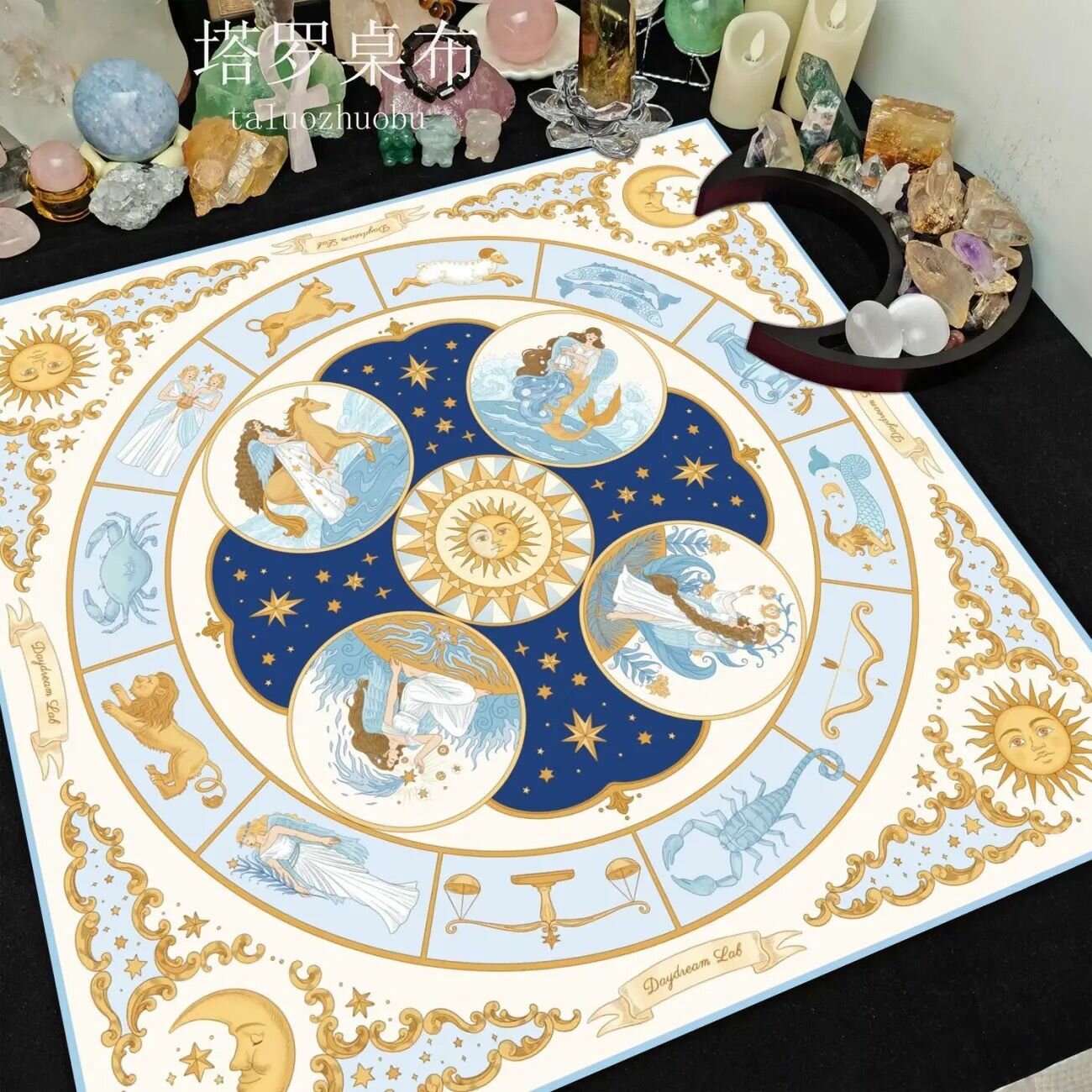 Гадальный инструмент/Скатерть для гаданий на картах Таро 120X120CM