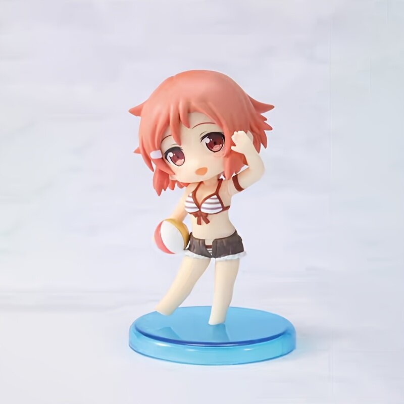 Фигурка аниме-девушки Lisbeth с выразительными карими глазами, динамичная стоячая поза, PVC