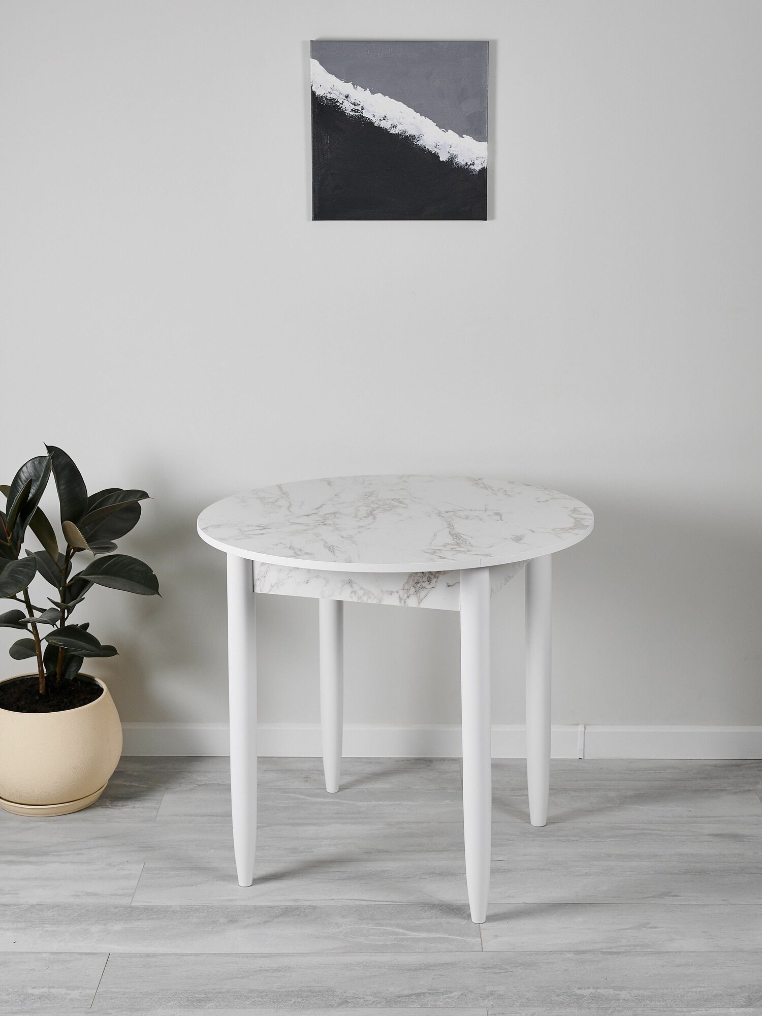 Стол кухонный круглый нераздвижной