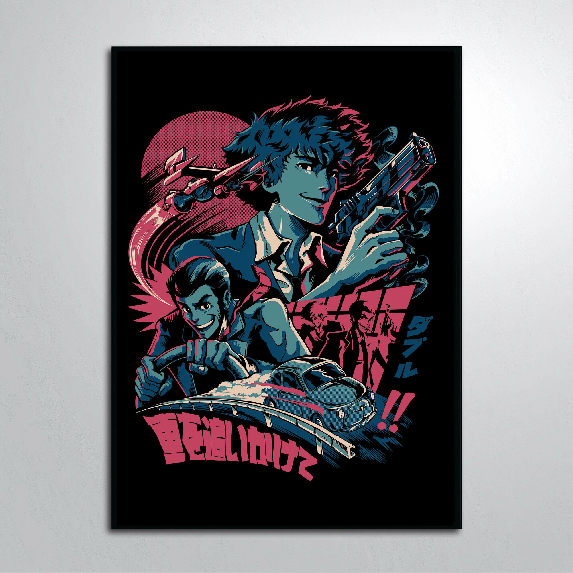 Постер без рамы/Аниме Ковбой Бибоп Аппликация Cowboy Bebop