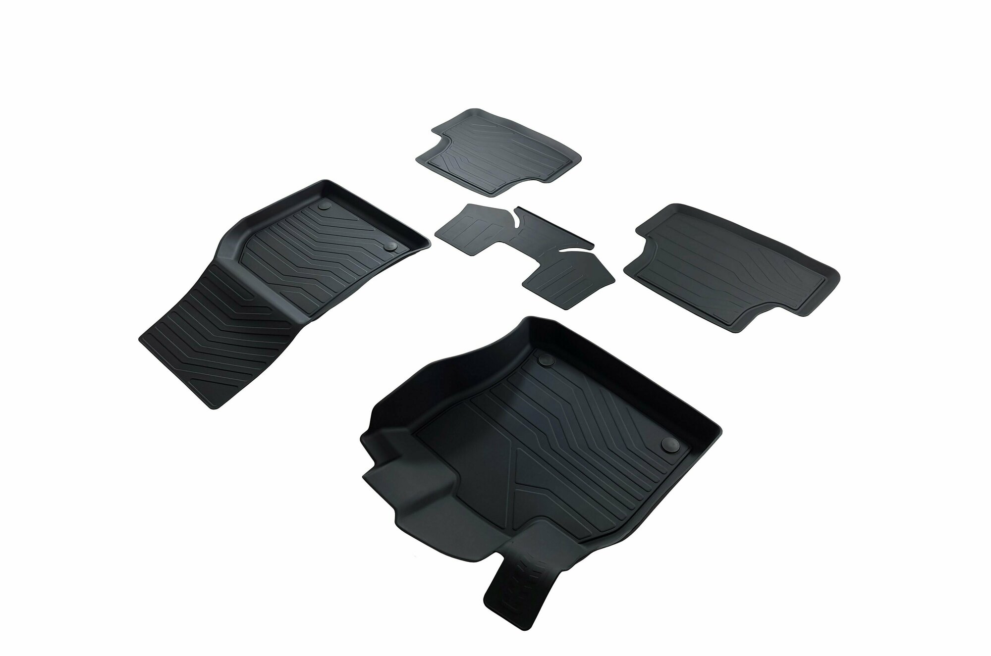 Коврики для салона резиновые SRTK 3D LUX для Volkswagen Taos (2020-)