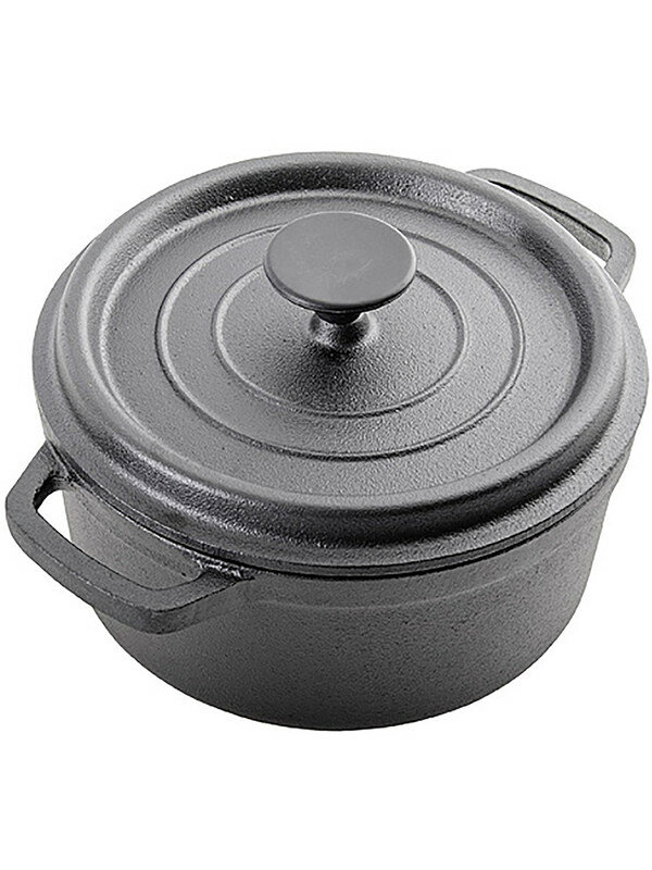 Кастрюля с крышкой индукция Mayer&Boch, чугунная, 3л