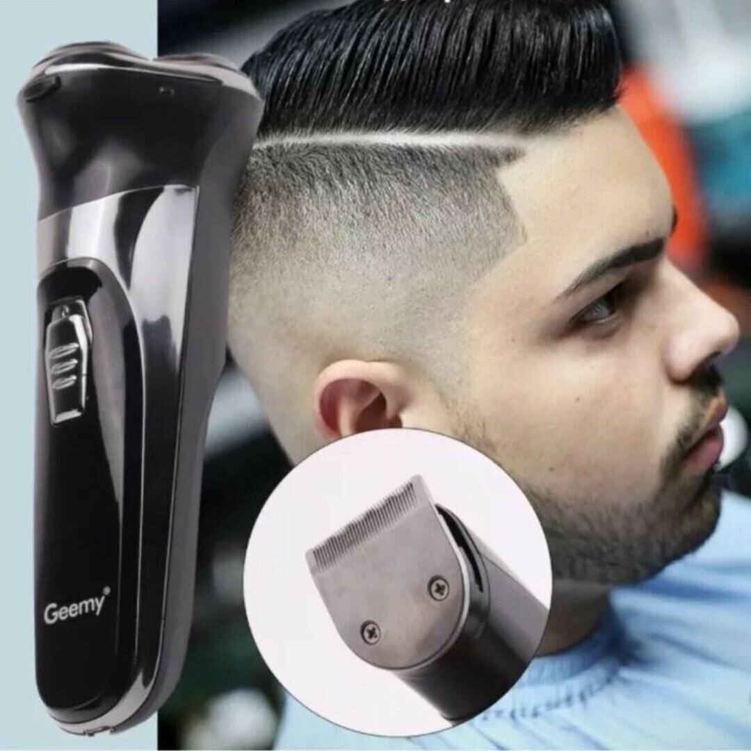 Электробритва мужская / GEEMY GM-6607 3В1 / Триммер для носа