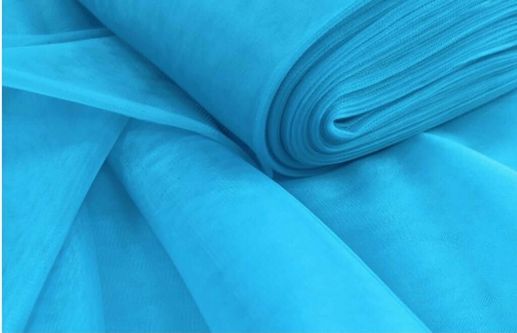 Еврофатин мягкий LUX "Небесный" 3м. Ткань фатин Турция, ширина 300см