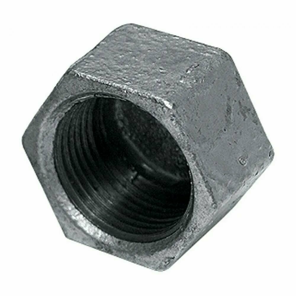 Заглушка чугуннная оцинкованная ду 15 вр-10шт