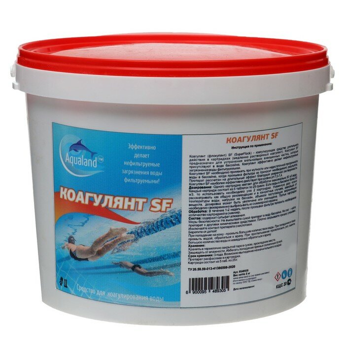 Коагулянт Aqualand порошок 5 кг