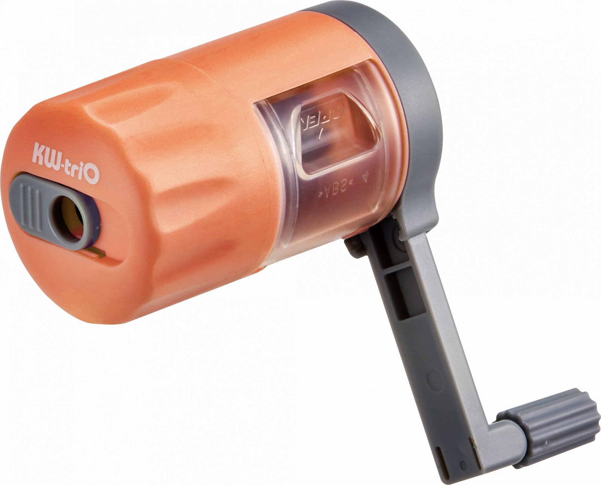 Точилка для карандашей механическая Kw-Trio 03420ORANGE 1 отверстие металл/пластик оранжевый пл. бокс