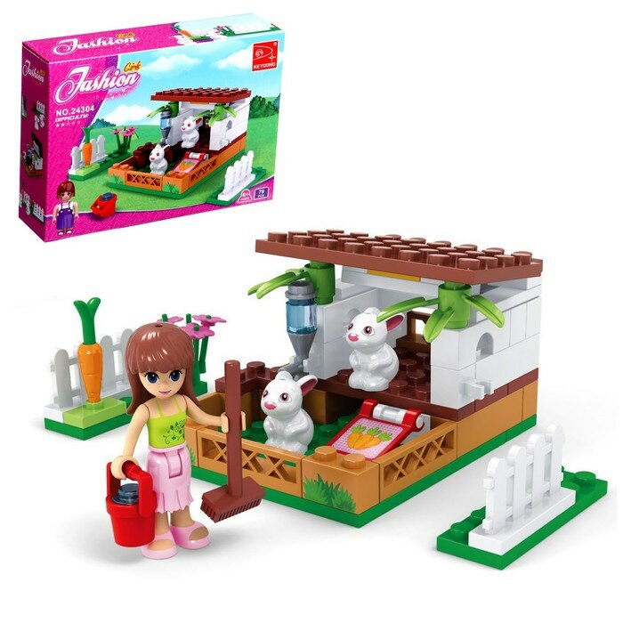 Конструктор Ausini "Мини-ферма", 73 детали