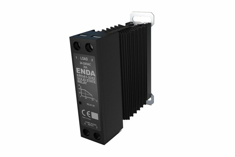 ERDA1-425Z 25A 8-30V AC/DC 50-480V AC Однофазные твердотельные реле на радиаторе