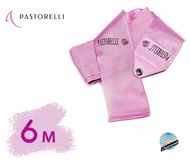 Лента PASTORELLI одноцветная 6м. 00062 Розовый FIG