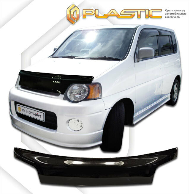 Дефлектор капота для Honda SM-X 1996-2000 Черный глянцевый СА Пластик