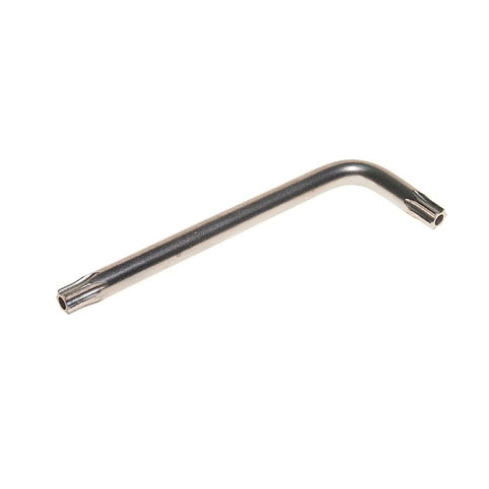 Ключ TORX T25H Г-образный экстрадлинный с отверстием ROCKFORCE