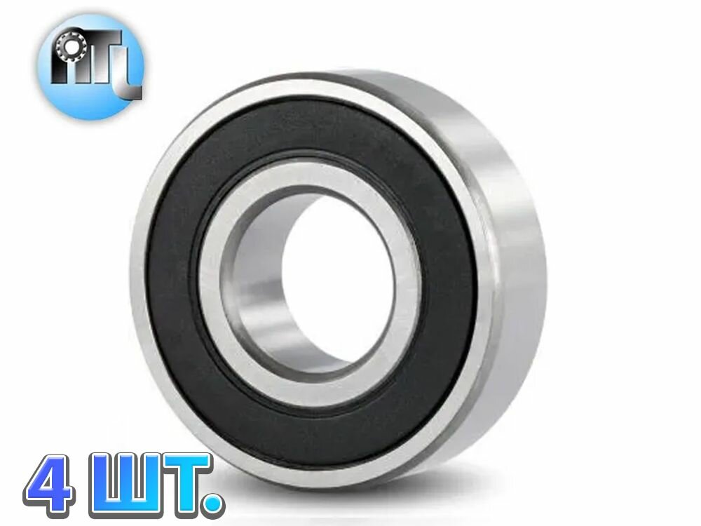 Комплект 4 шт. Подшипник 609-2RS (180019) 6092rs NTL Bearing