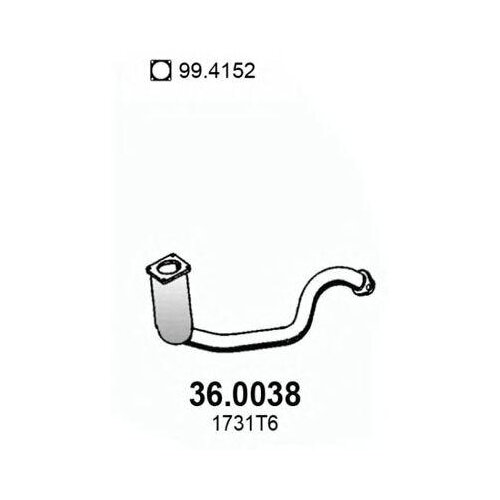 Катализатор, ASSO 36.0038 (1 шт.)