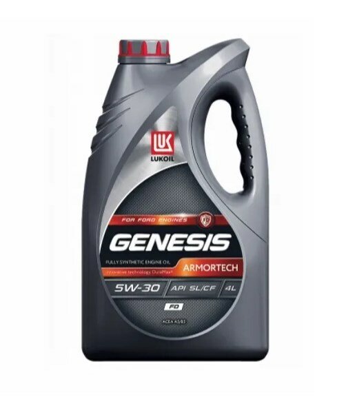 Масло моторное лукойл genesis armortech fd 5w-30 синтетическое 4 л