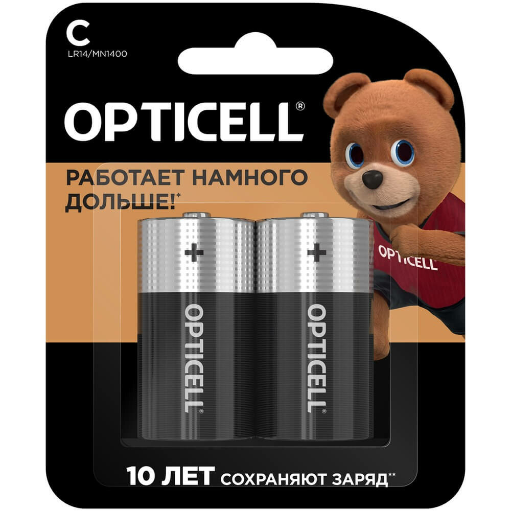 Батарейка Opticell LR14/MN1400 (2 шт.)