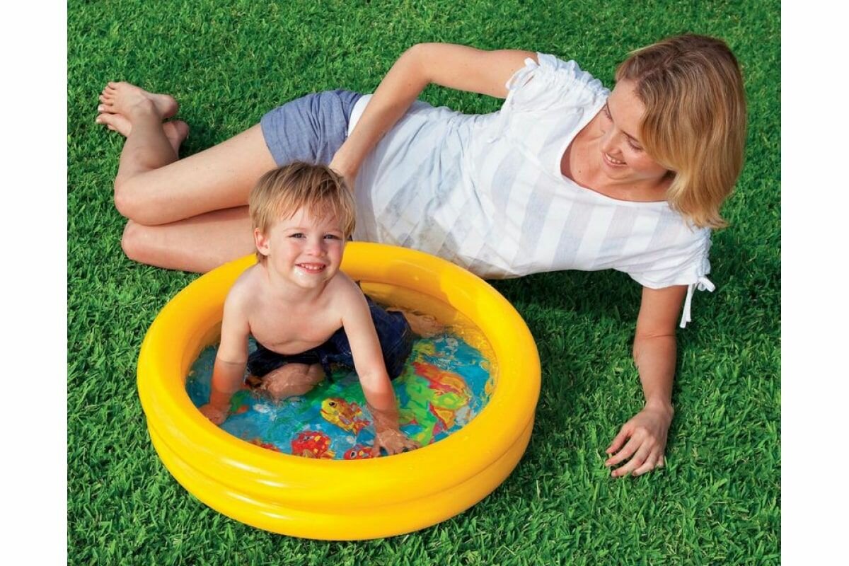 Intex 59409N Бассейн надувной "Первый бассейн" 61х15см