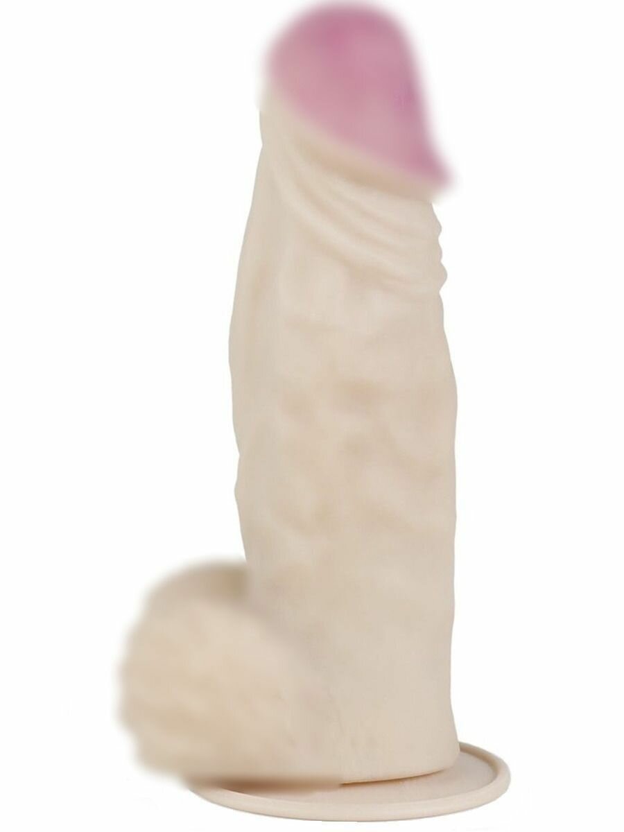 Фаллоимитатор из киберкожи на присоске гигант, 24.5см