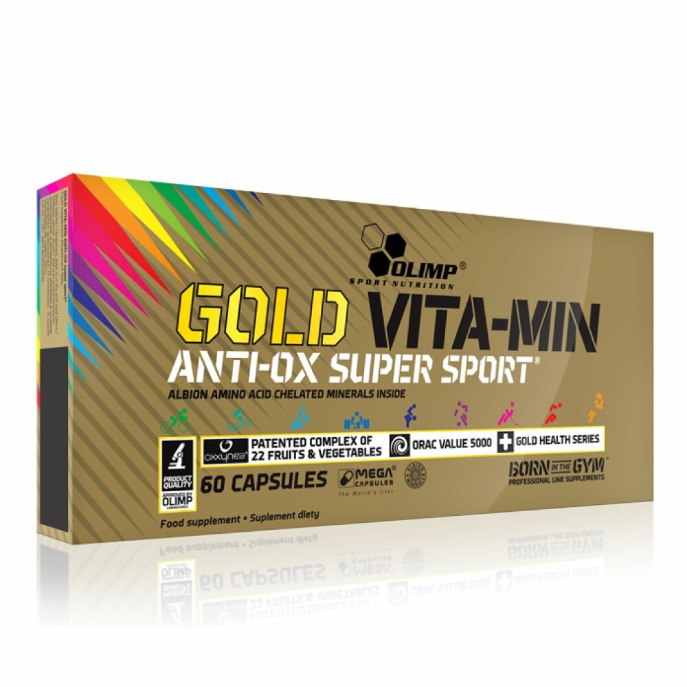 Olimp Sport Nutrition Gold VITA-MIN anti-OX super sport Витамины и минералы 60 капс