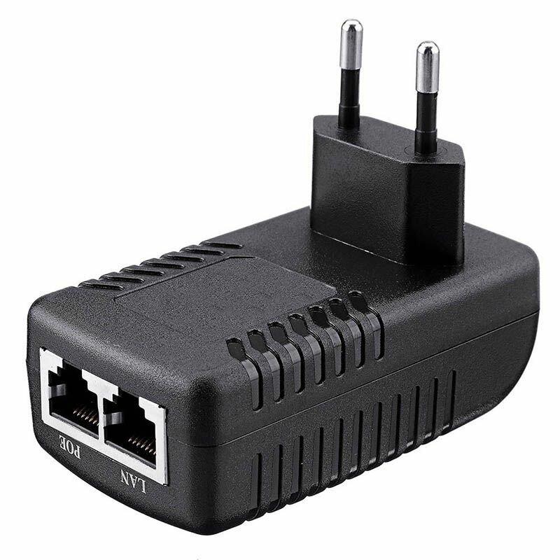 Блок питания для устройств POE 48В, DC 48В, 0.5А, 24Вт, POE-B, 2xRJ45, Fast Ethernet (ORIENT SAP-48POE)
