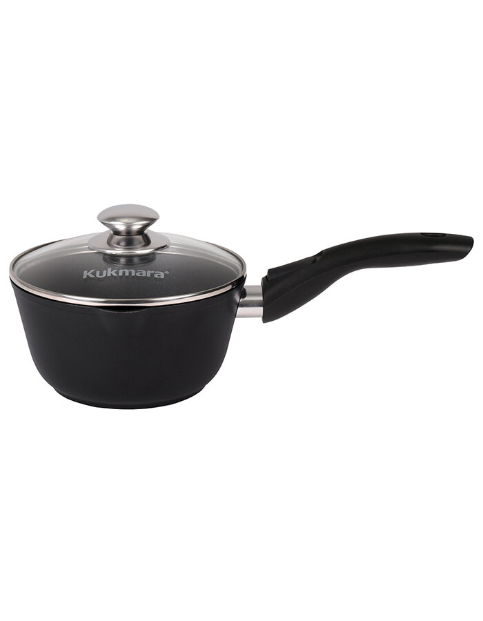 Ковш с крышкой и съемной ручкой Kukmara Традиция, с антипригарным покрытием, 1,5 л