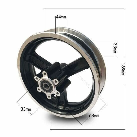 Диск переднего колеса обод для электросамоката Kugoo M4, M4 Pro