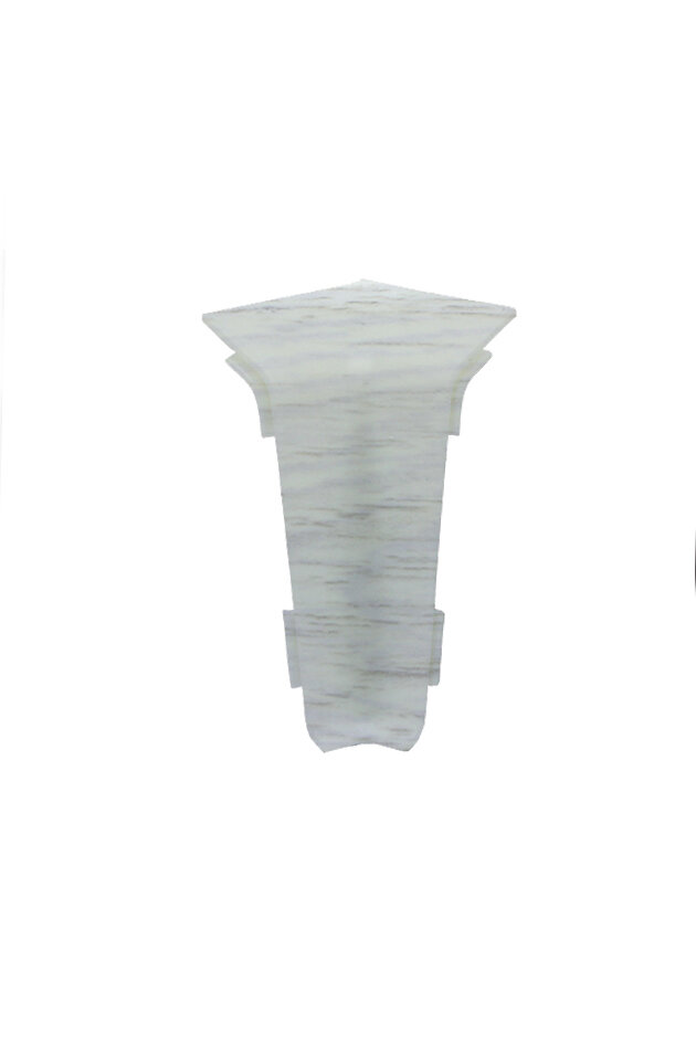 Внутренний угол для плинтуса ройс (ROYCE) 24x55 мм, 539 силвер, 2 шт.