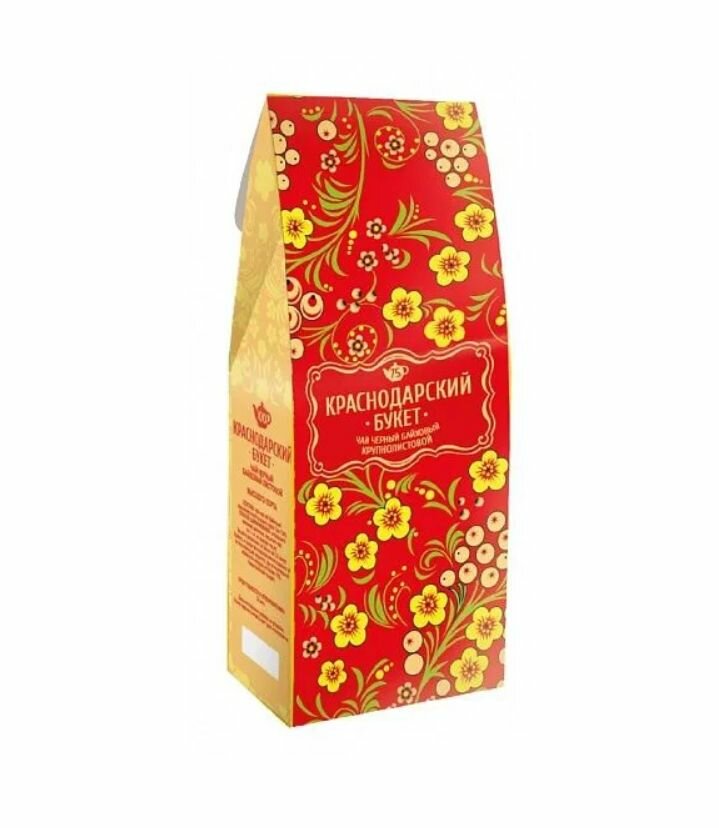 Краснодарский букет Чай листовой черный Крупнолистовой,75 г