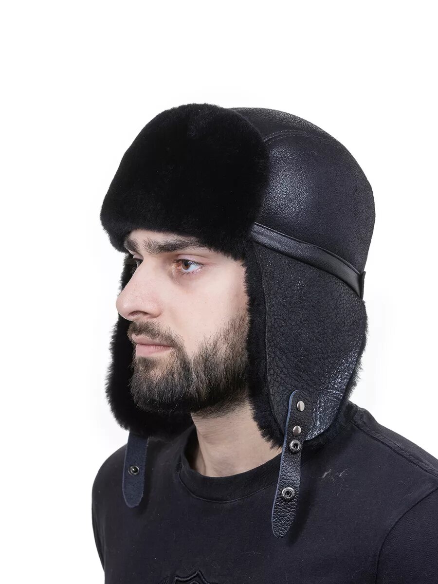 Шапка-ушанка для мужчин