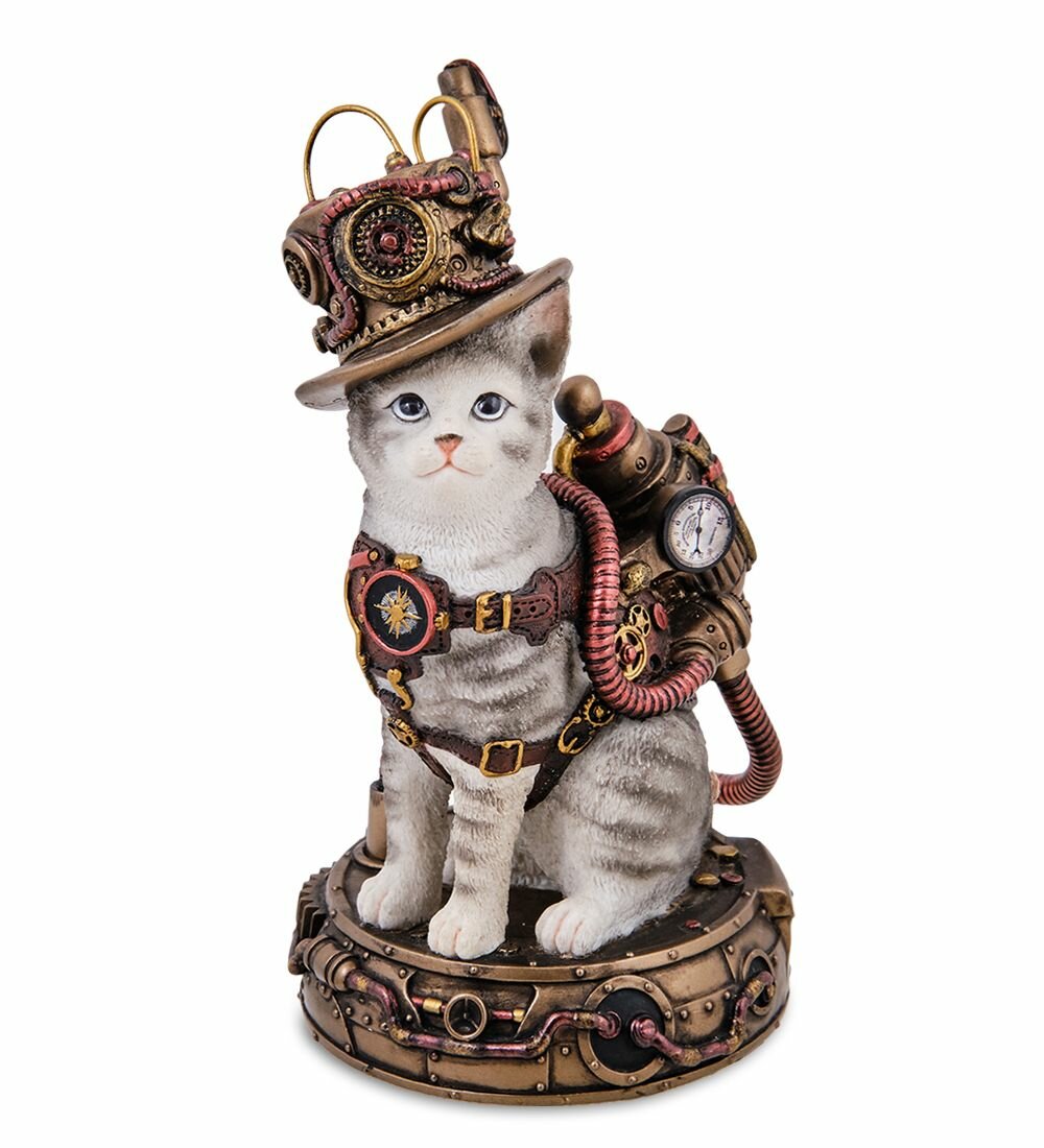 Фигурка в стиле Стимпанк 'Мистер Кот'