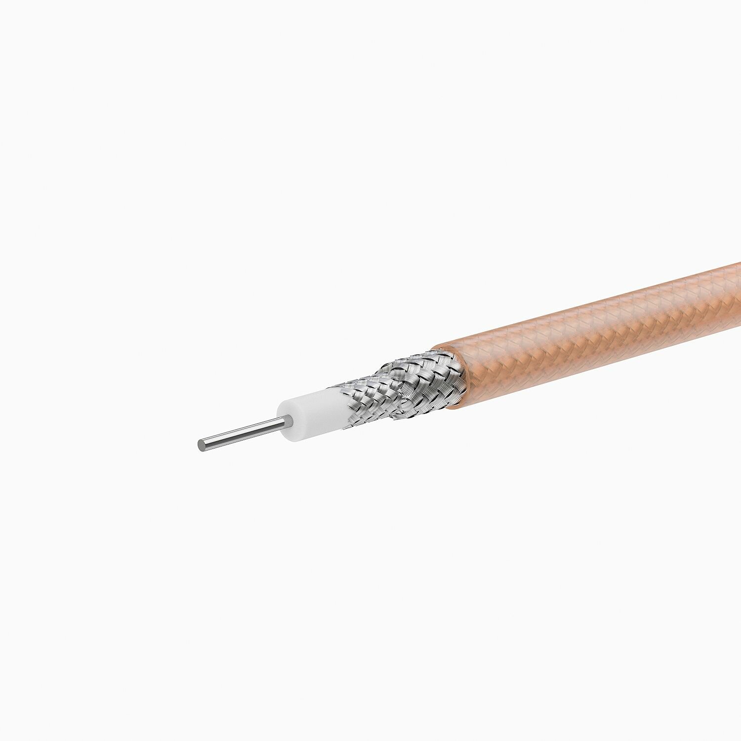 Коаксиальный СВЧ кабель Radio Expert RG-142, моножильный радиокабель 50 Ом, посеребренная стальная жила, двойной экран, 5 метров