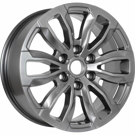 Колесный литой диск КиК Меконг R18x7.5 6x139.7 ET30 CB106.1 Dark_platinum