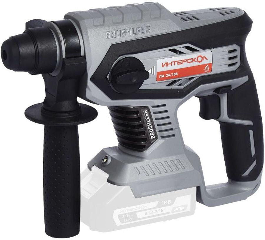 Перфоратор Интерскол ПА-24/18В без АКБ и ЗУ патрон: SDS-plus