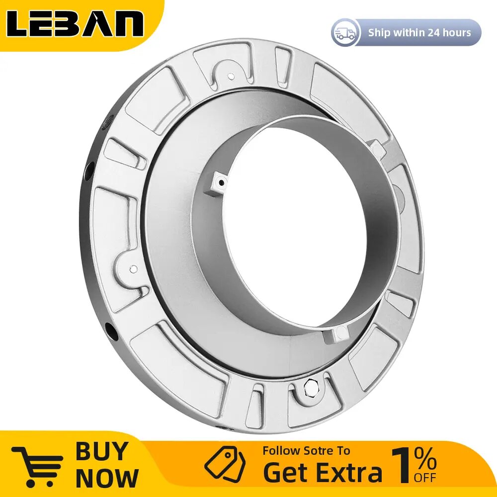 Godox Bowens Mount Софтбокс Скоростное кольцо Адаптер Speedring Mount 99 мм для студийной вспышки Освещение для фотосъемки Srobe Soft Box