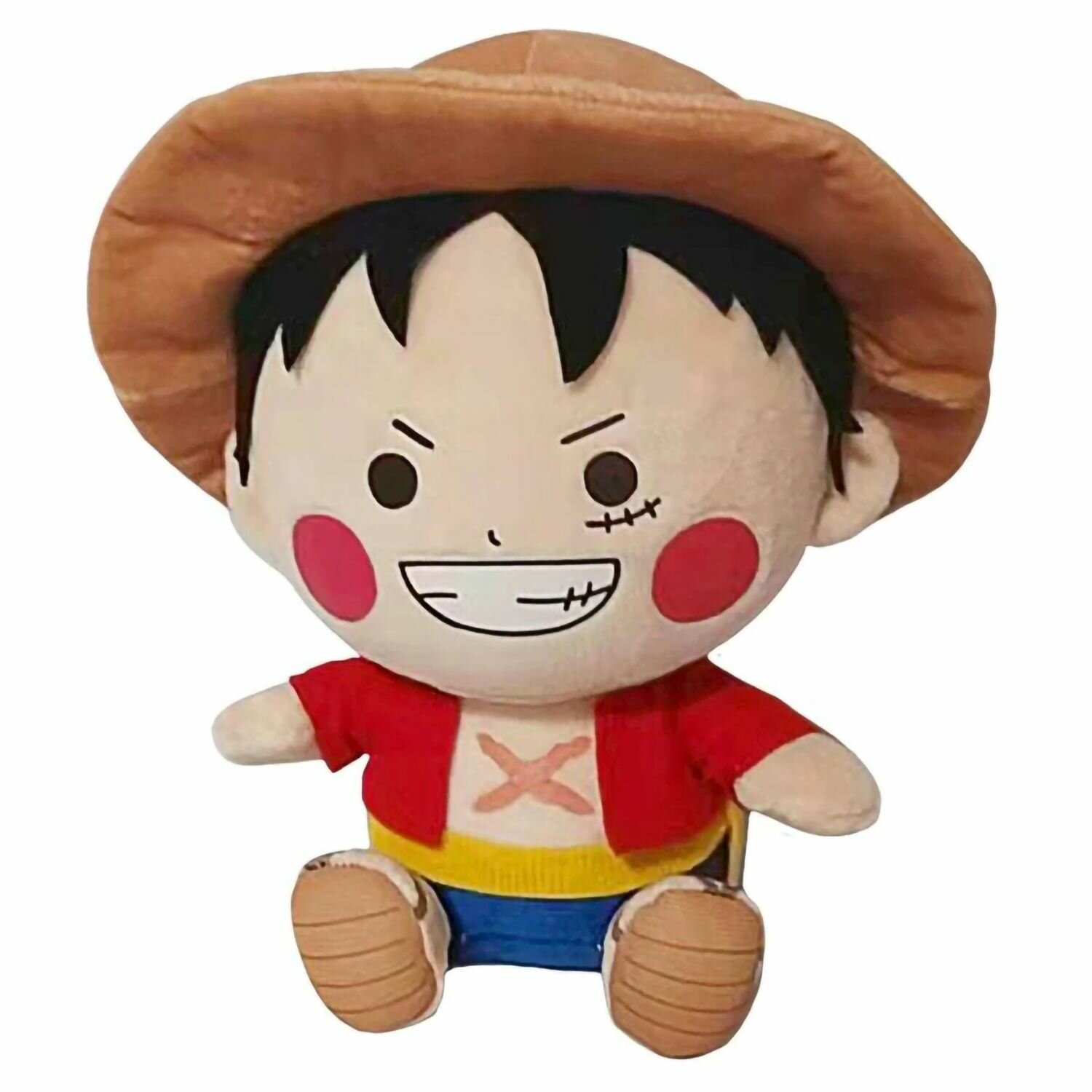 Фигурка плюшевая Sakami Plush Chibi Luffy 25 cm SK010363, 25 см