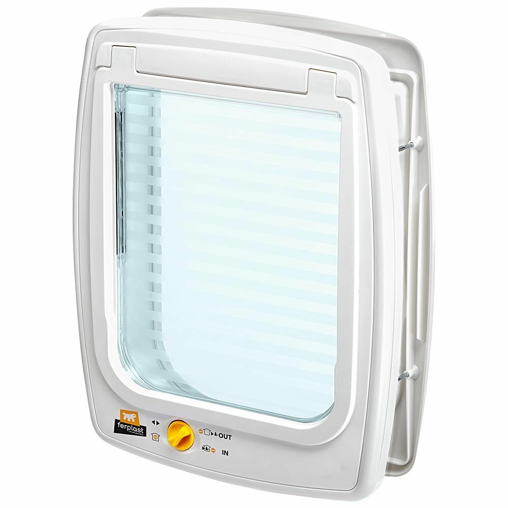 Дверца для животных Ferplast SWING 11 TUNNEL на улицу, система защиты от сквозняков, белая, 31х38.4 см