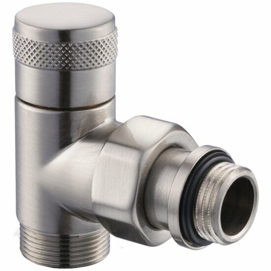 Вентиль SR Rubinetterie Tondera угловой 1/2"х3/4" E, цвет матовый никель