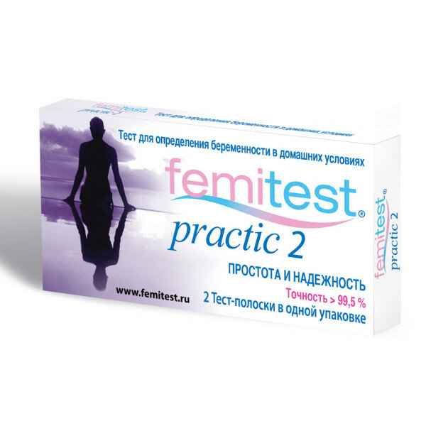 Тест на Беременность FEMITEST Double Control №2